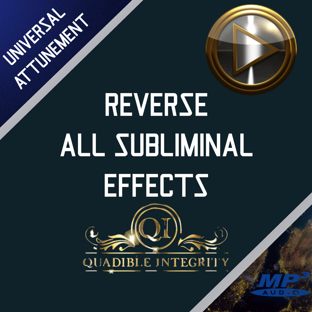 ★REVERSE AND UNDO ALL EFFECTS FROM ANY SUBLIMINAL FORMULA EVER CREATED – SPIRILUTION.COM
