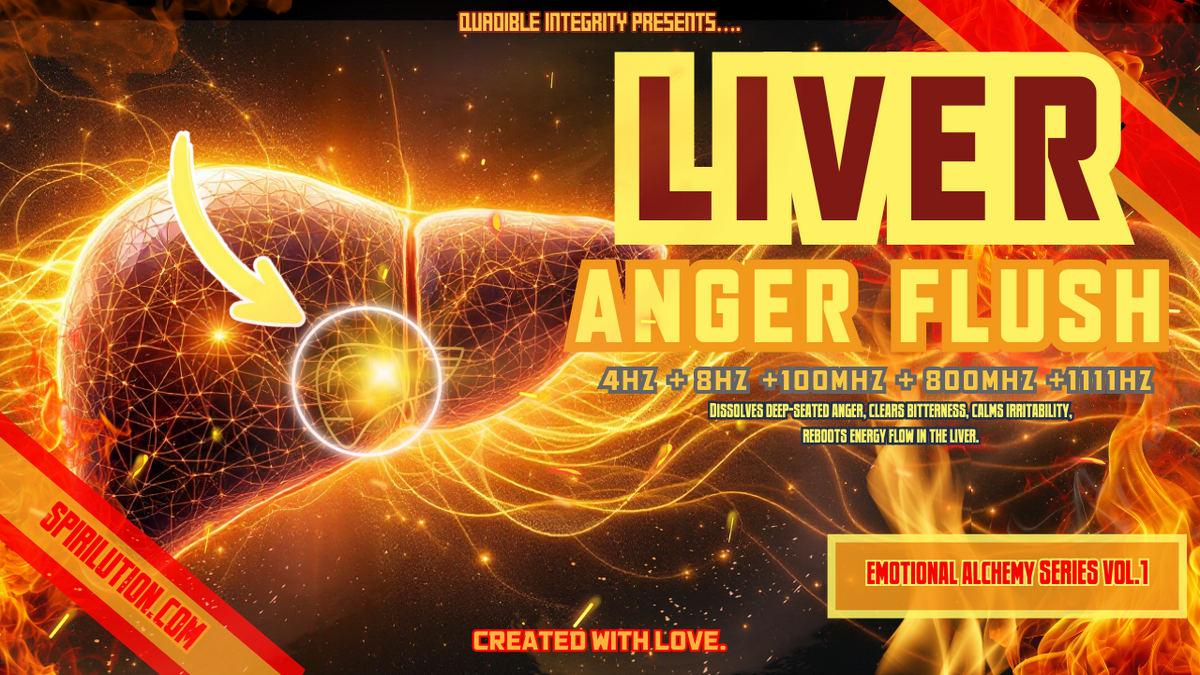 ★Release ANGER Stored Inside Your Liver★ 4Hz + 8Hz +100MHz + 800MHz +1 ...